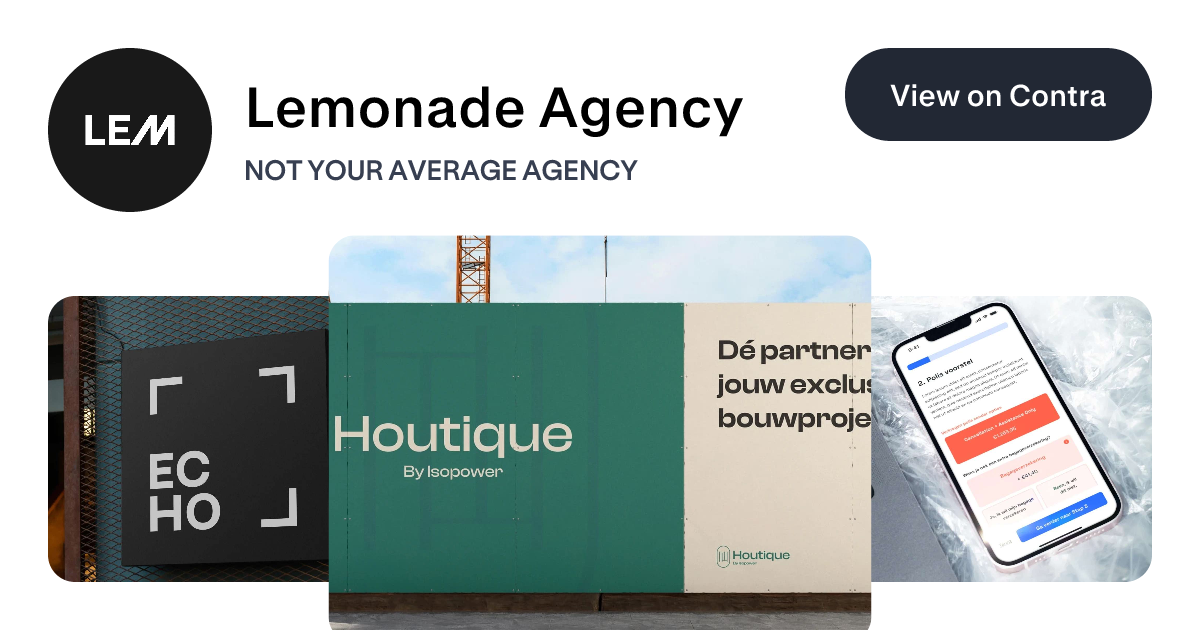 Lemonade Agency on Contra | NOT YOUR AVERAGE AGENCY