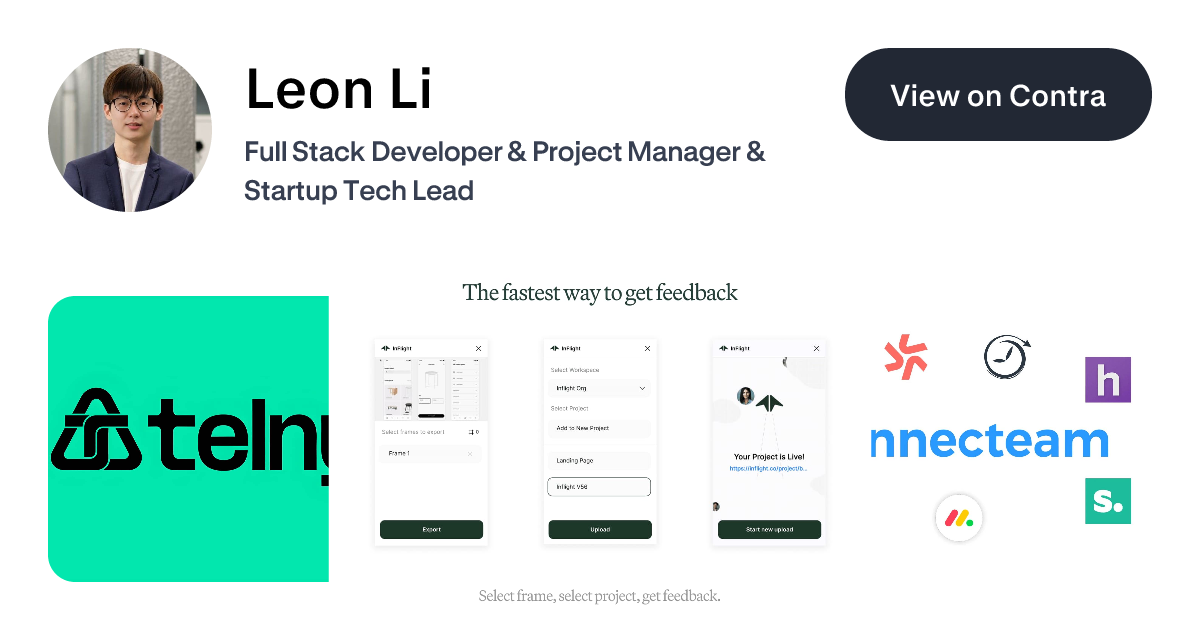 Leon Li - Frontend Engineer | Contra
