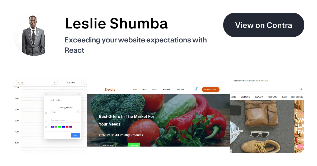 Leslie Shumba on Contra