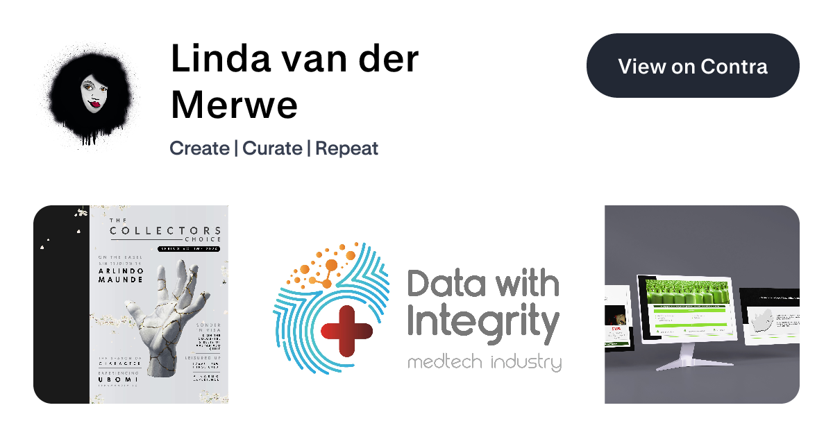 Linda van der Merwe on Contra | Create | Curate | Repeat