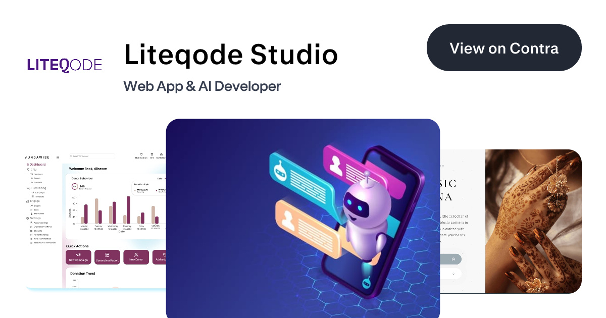 Liteqode Studio's Work | Contra