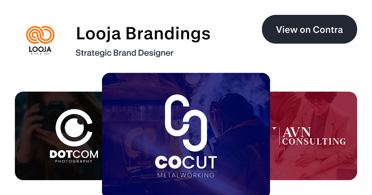 Looja Brandings on Contra | Strategic Brand Designer