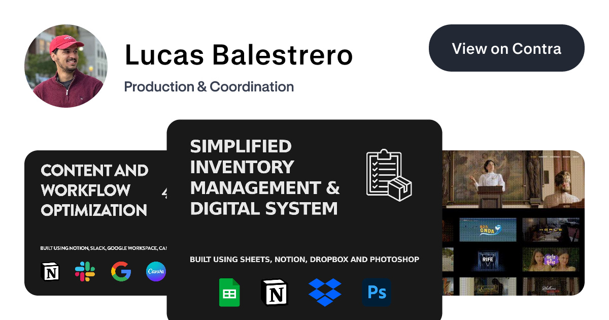 Lucas Balestrero's Work | Contra