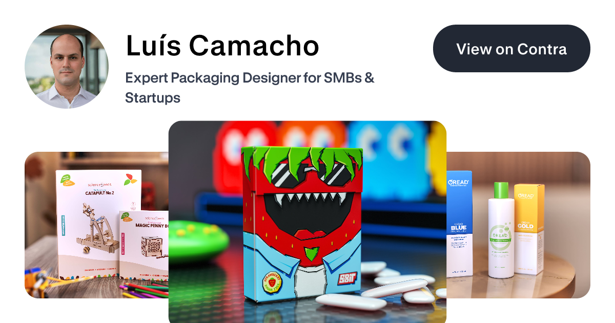 Luís Camacho on Contra | Packaging Designer