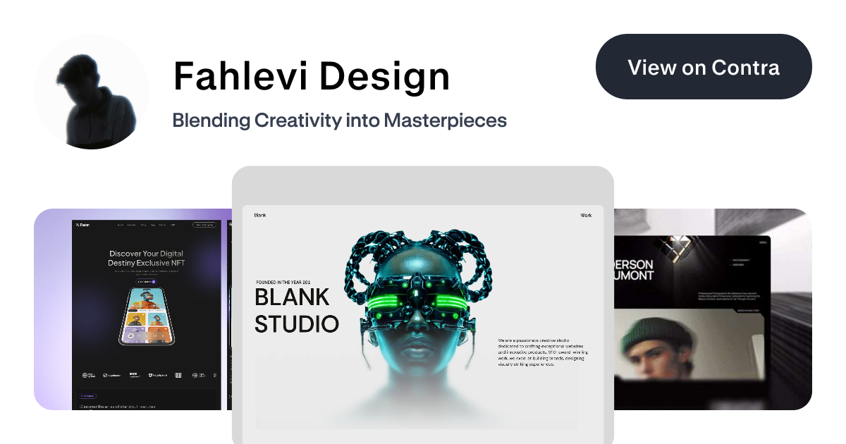 Fahlevi Design - Web Designer | Contra