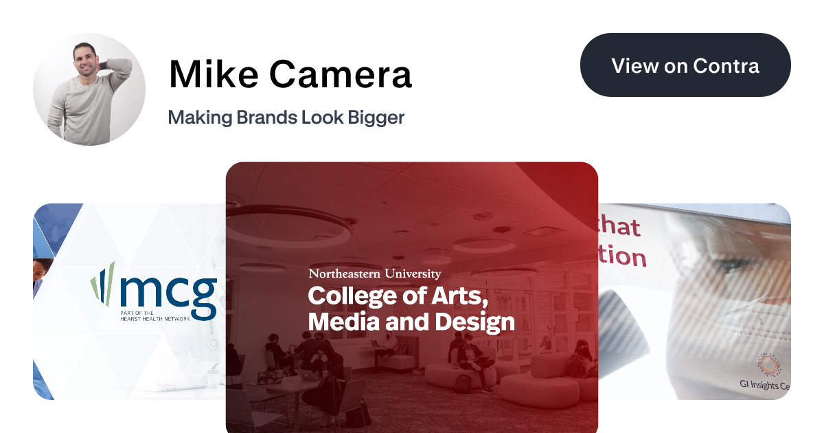 Mike Camera on Contra | Making Brands Look Bigger