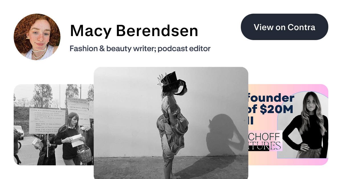 Macy Berendsen on Contra