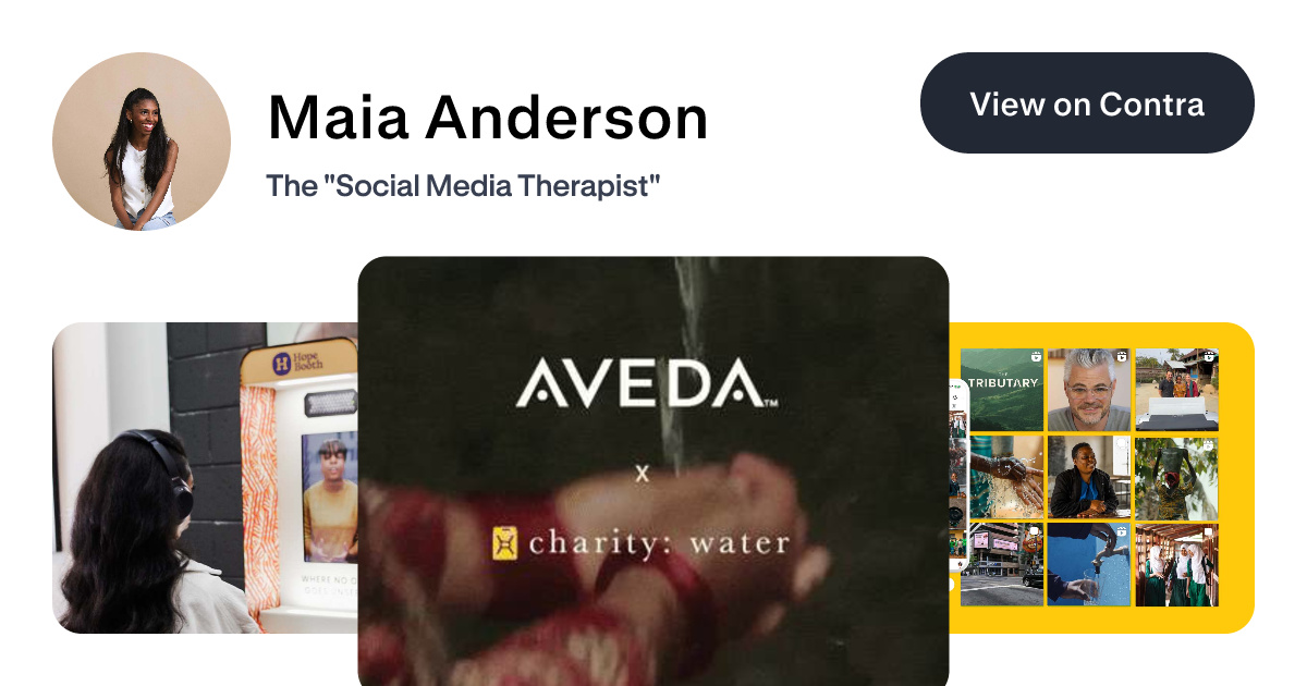Maia Anderson's Work | Contra