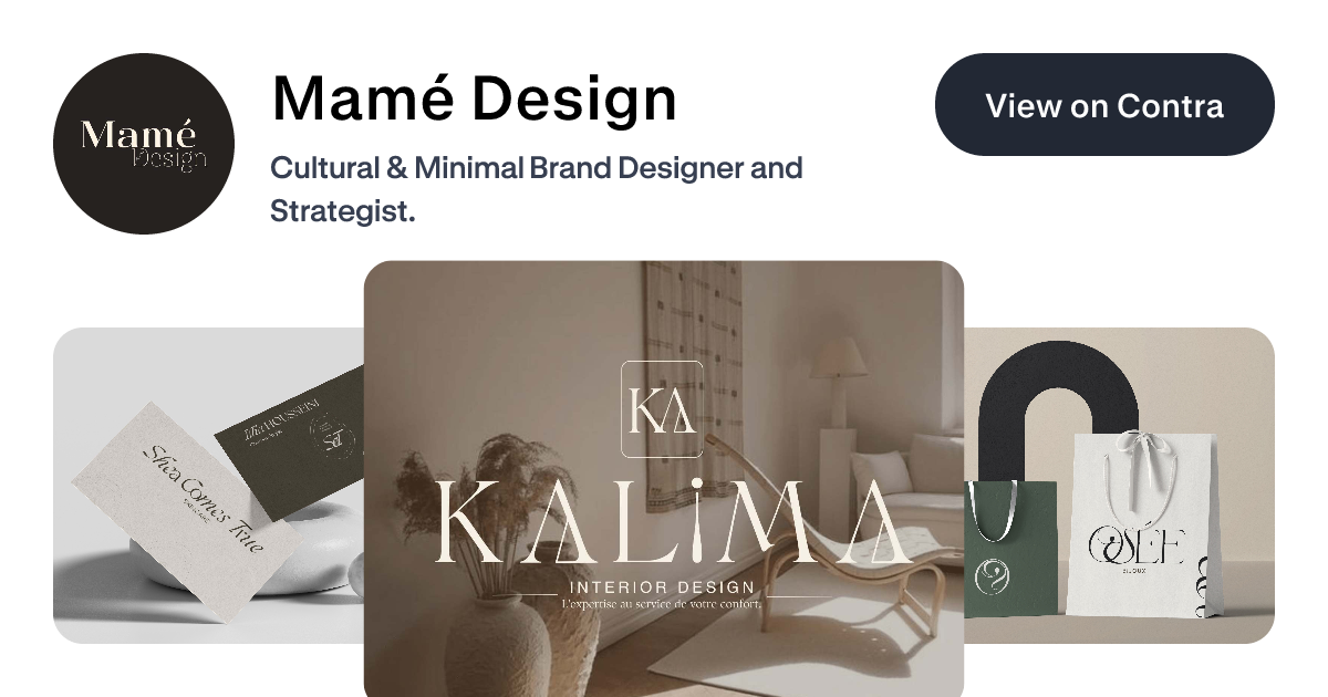 Mamé Design on Contra