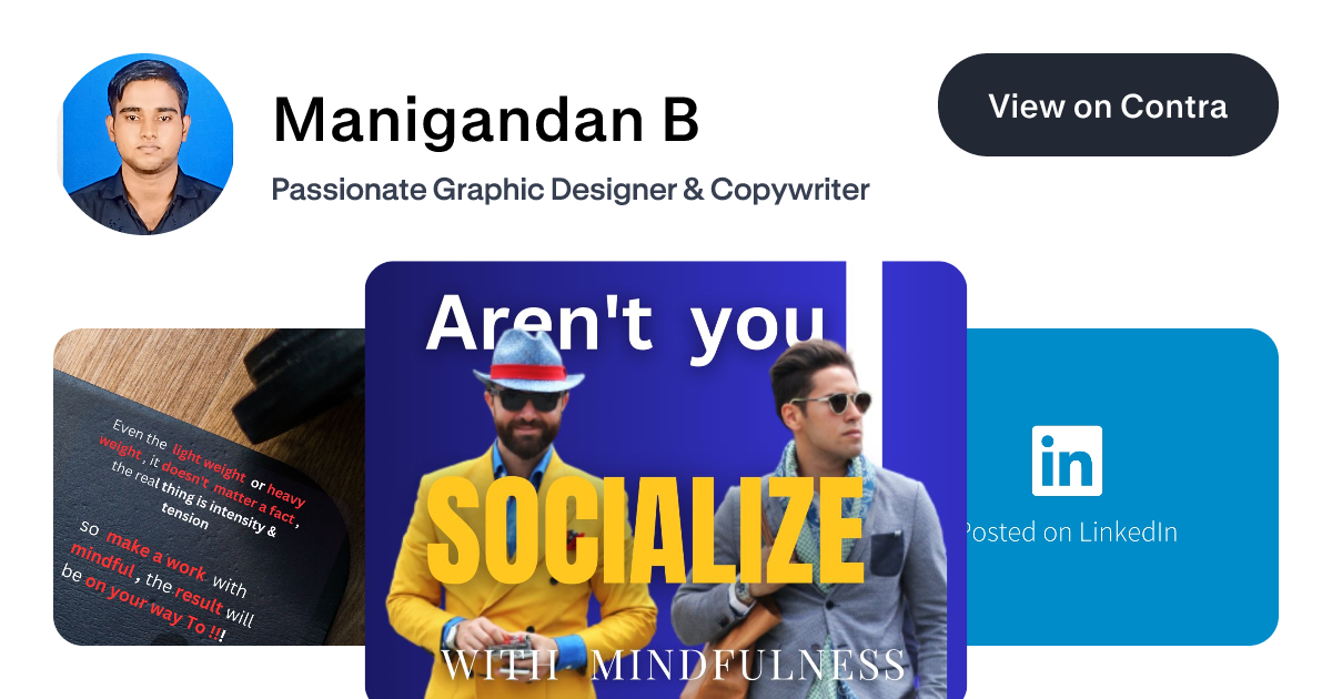 Manigandan B on Contra