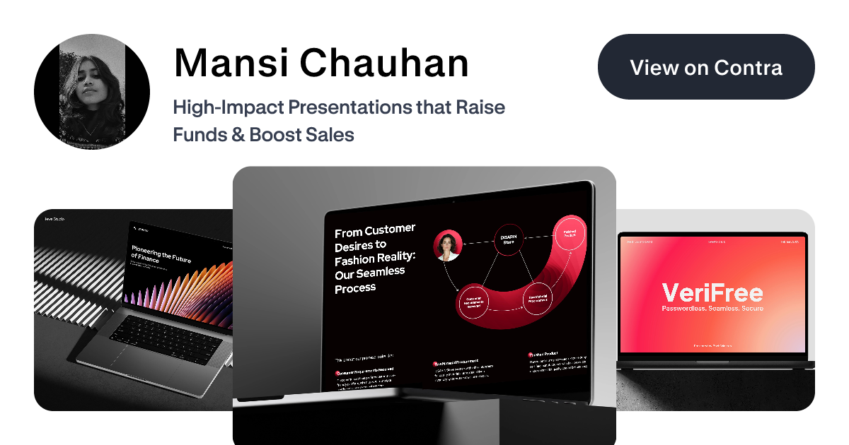 Mansi Chauhan's Work | Contra