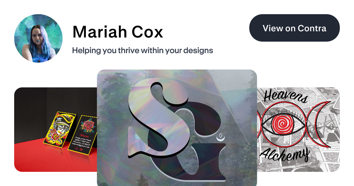 Mariah Cox on Contra