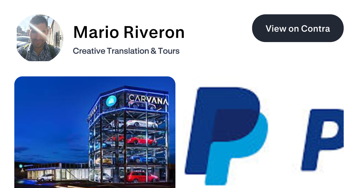 Mario Riveron on Contra | Creative Translation & Tours