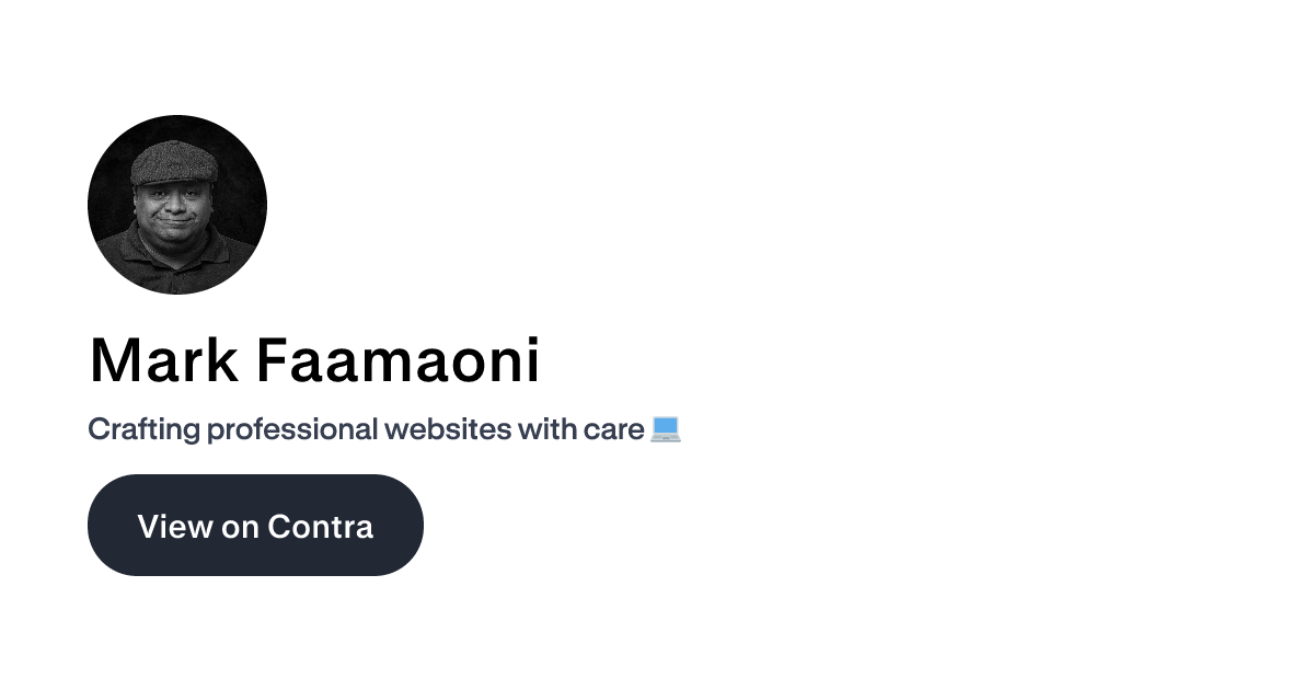 Mark Faamaoni on Contra