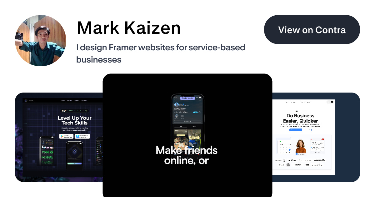 About Mark Kaizen | Contra