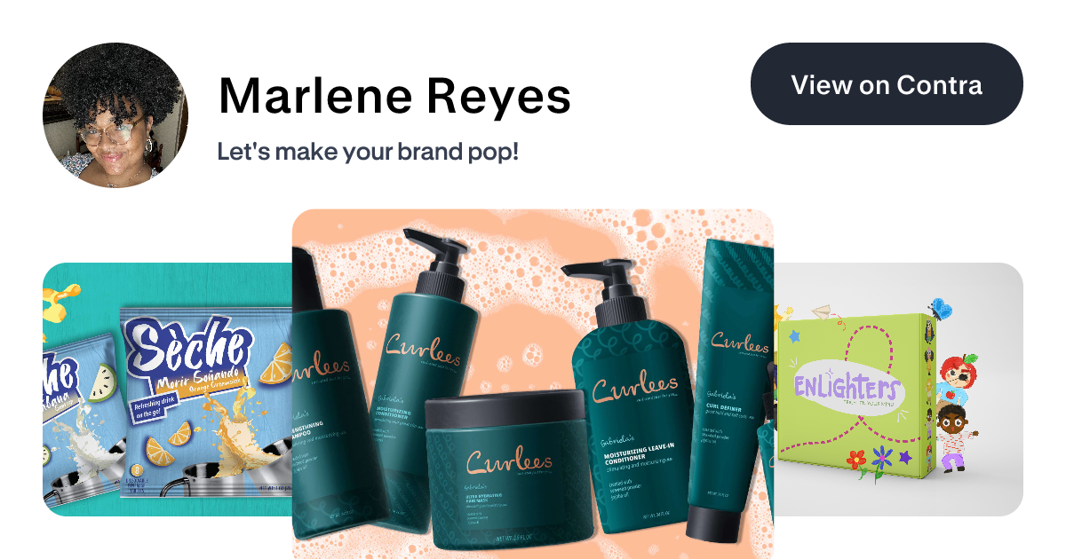 Marlene Reyes on Contra | Let's make your brand pop!