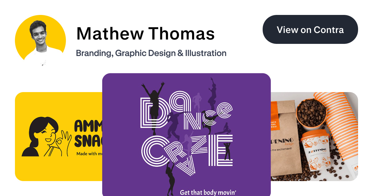 Mathew Thomas's Work | Contra