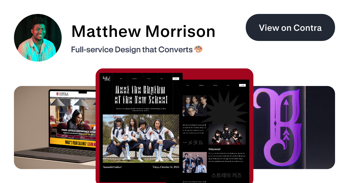 Matthew Morrison on Contra