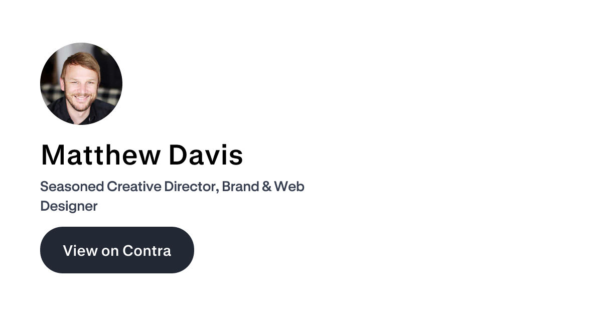 Matthew Davis on Contra