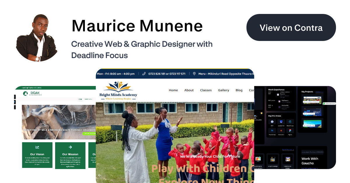 Maurice Munene's Work | Contra