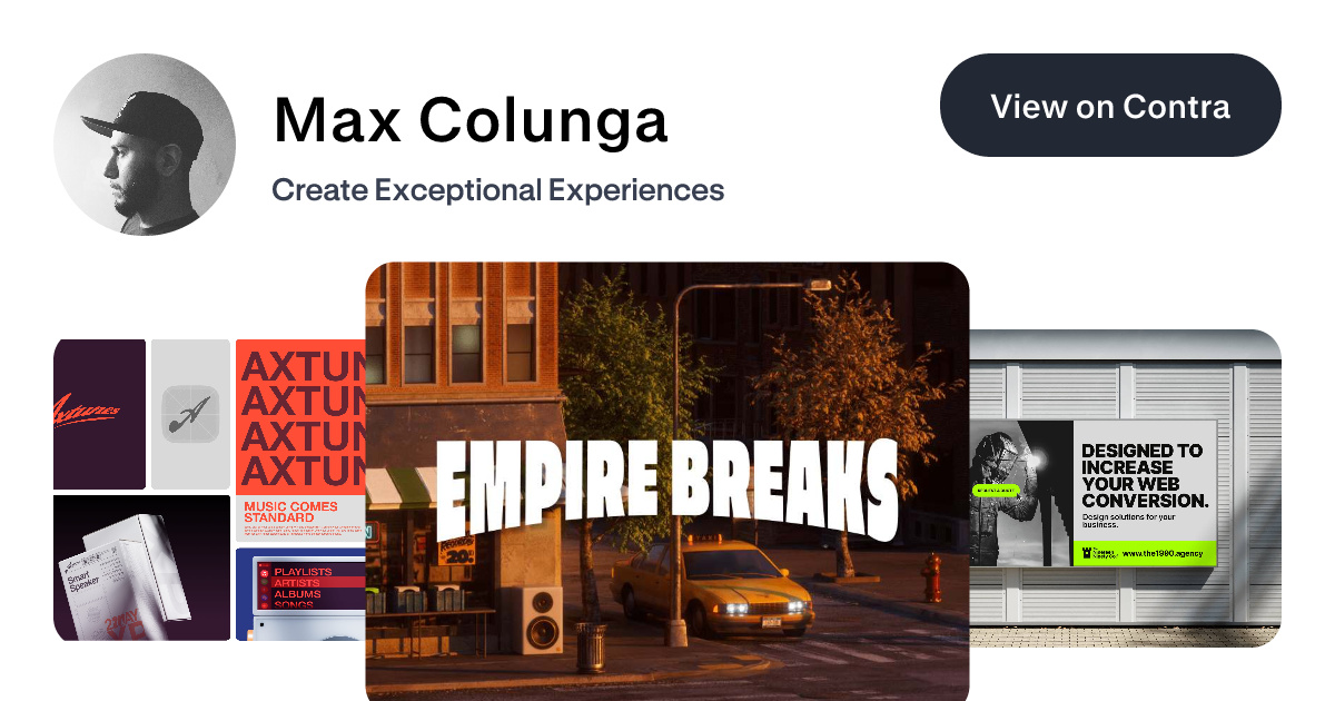 Max Colunga's Work | Contra