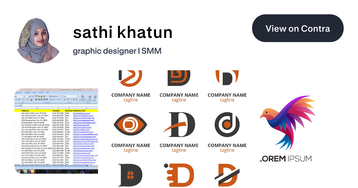 sathi khatun on Contra | graphic designer I SMM