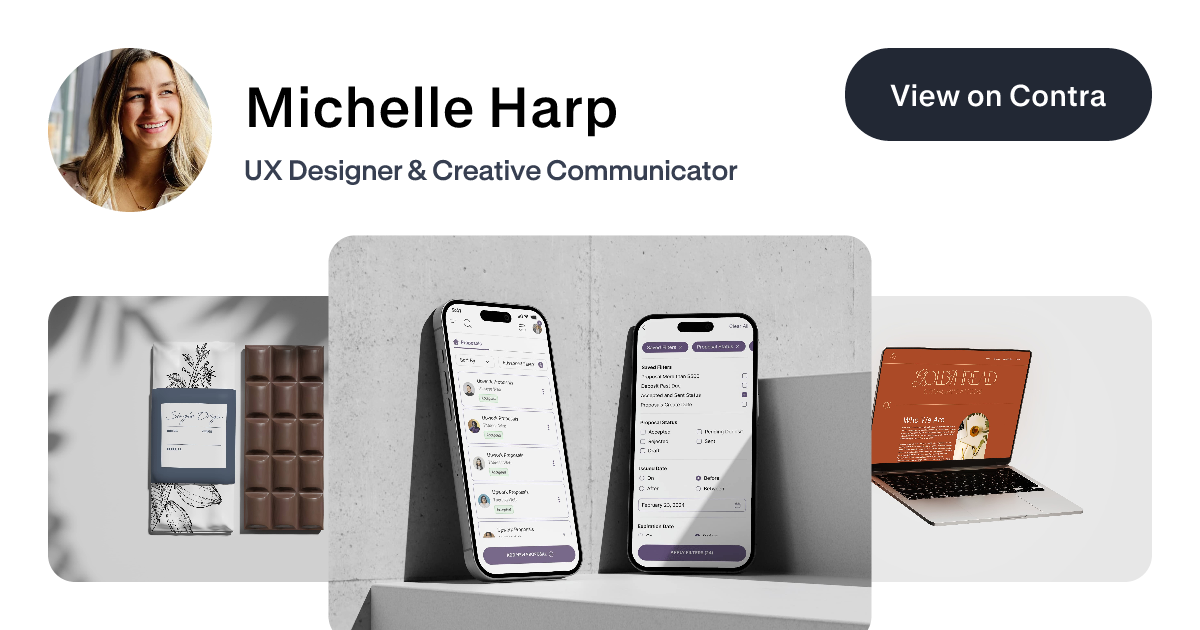 Michelle Harp's Work | Contra
