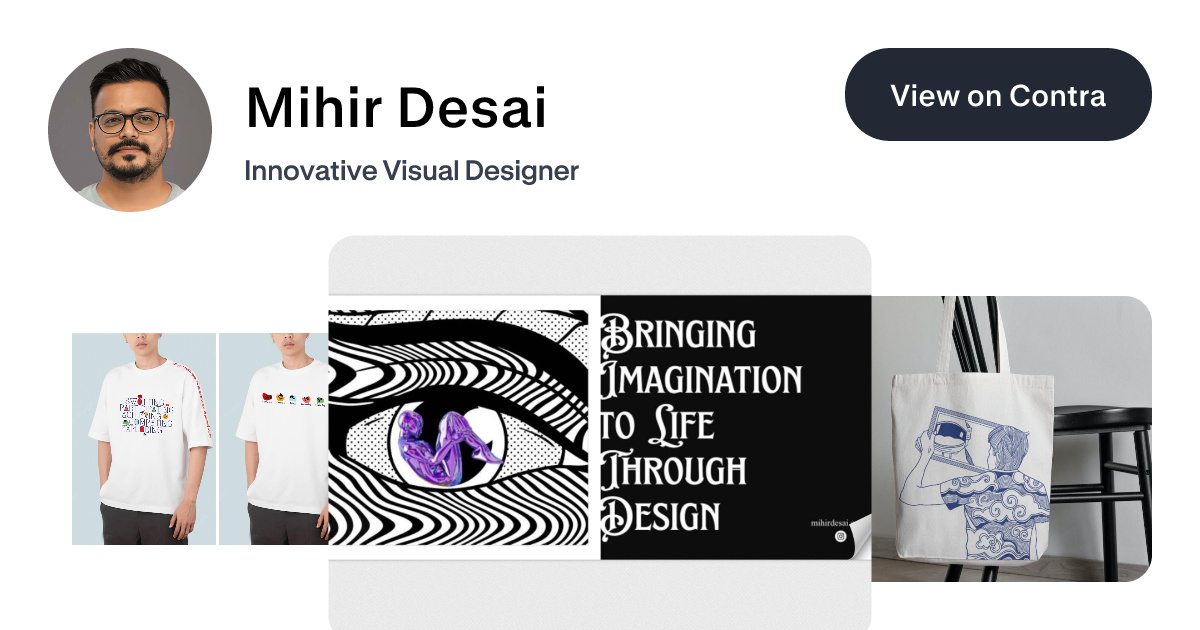 Mihir Desai on Contra | Innovative Visual Designer