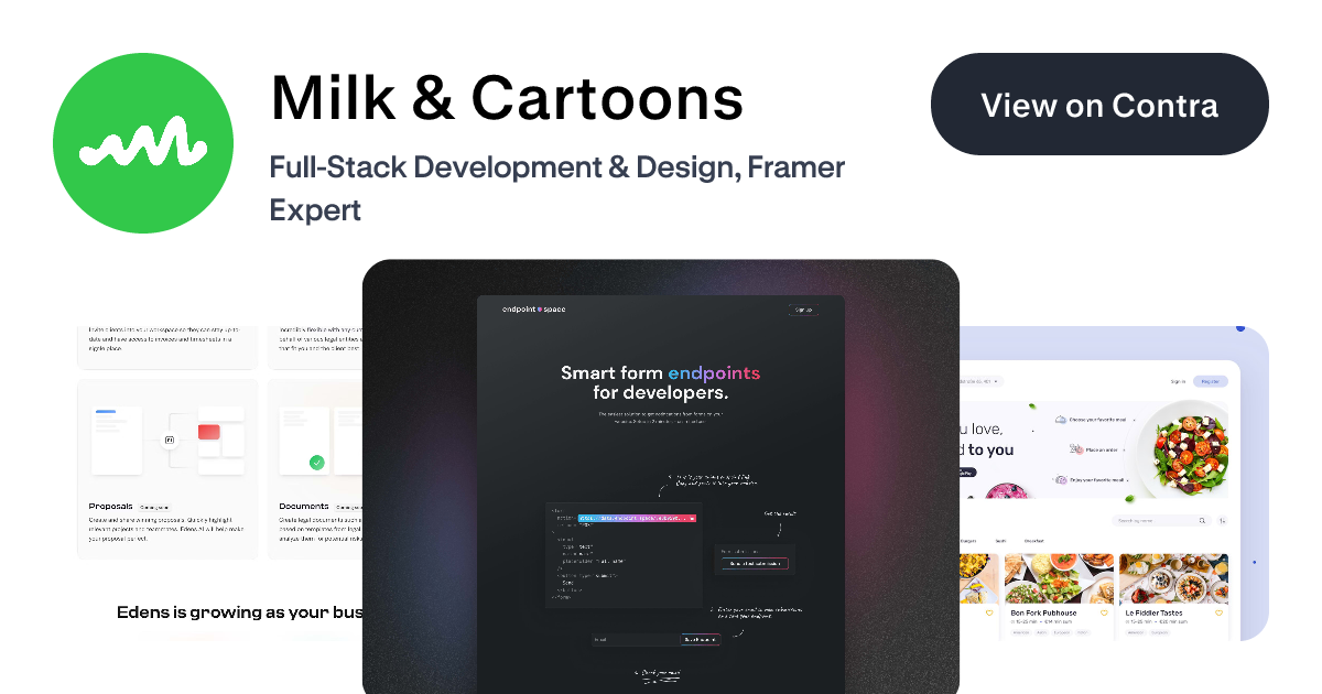 Milk & Cartoons's Work | Contra