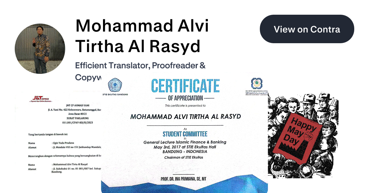 Mohammad Alvi Tirtha Al Rasyd on Contra