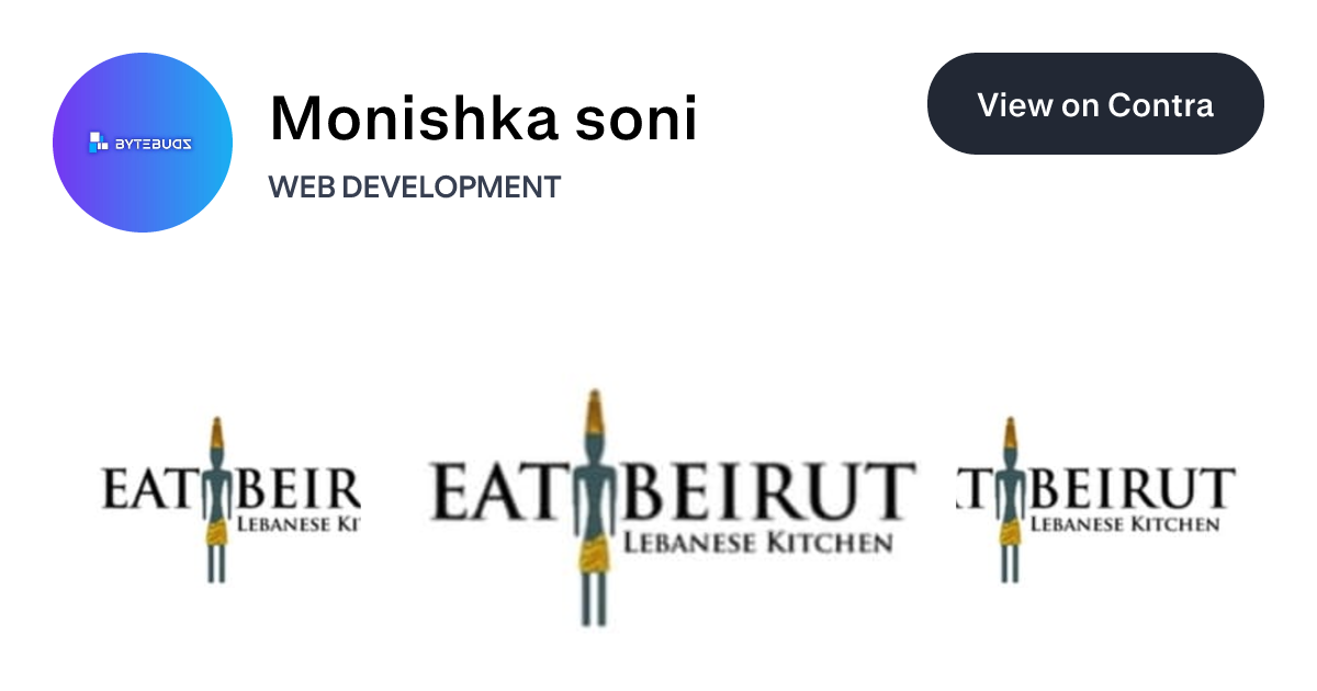 Monishka soni on Contra | WEB DEVELOPMENT