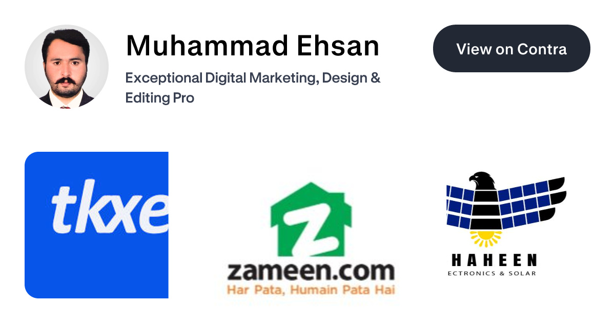 Muhammad Ehsan's Work | Contra