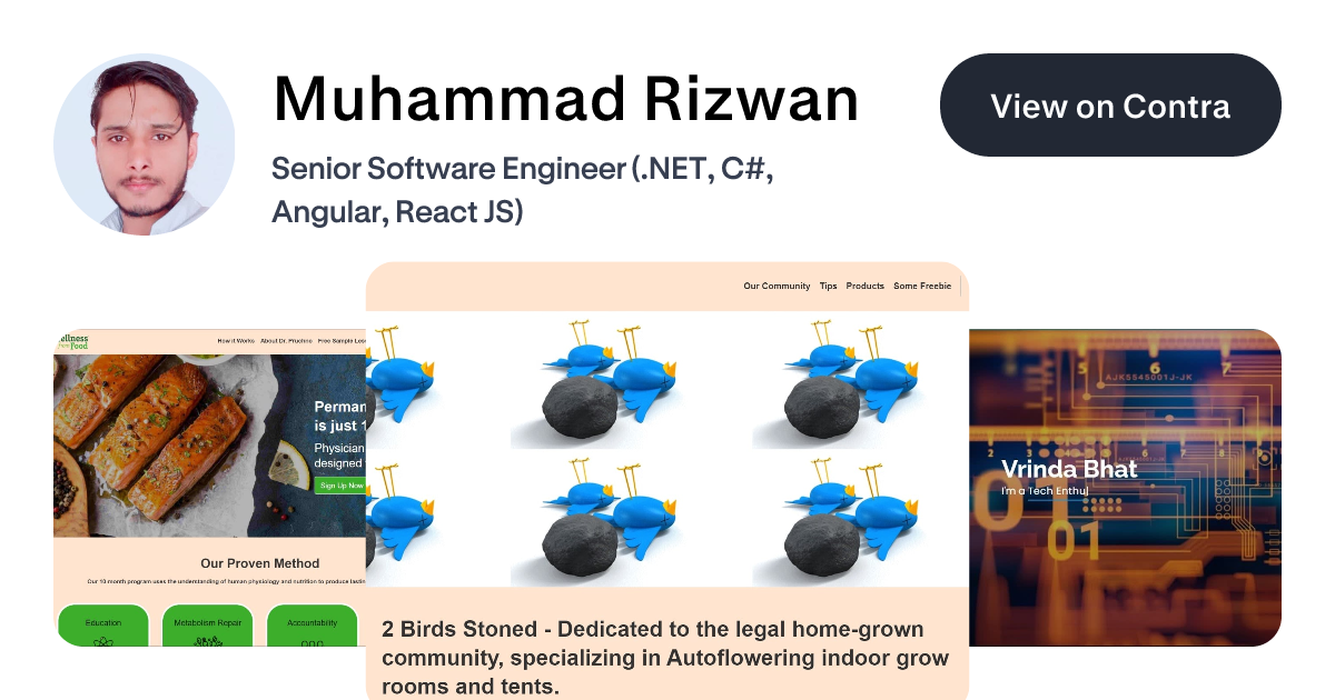 Muhammad Rizwan on Contra