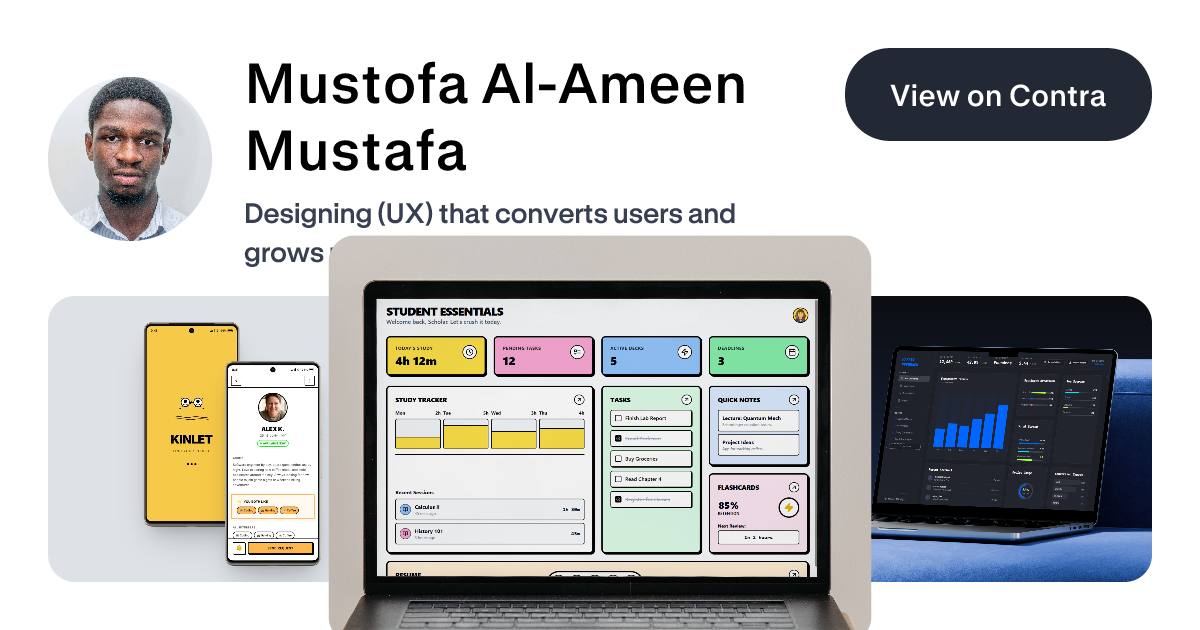 Mustofa Al-Ameen Mustafa's Work | Contra