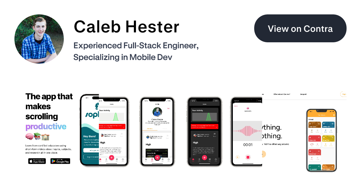 Caleb Hester on Contra