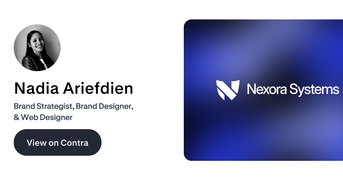 Nadia Ariefdien's Work | Contra