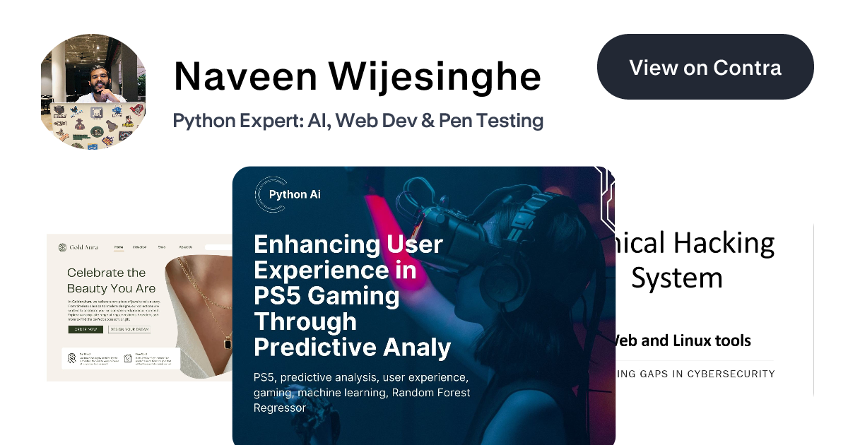 Naveen Wijesinghe on Contra