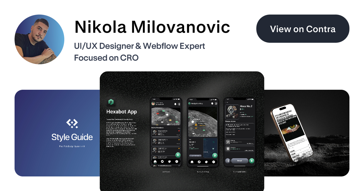 Nikola Milovanovic's Work | Contra