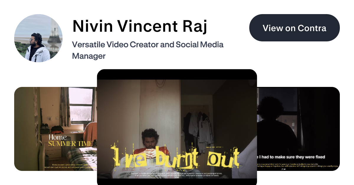 Nivin Vincent Raj on Contra