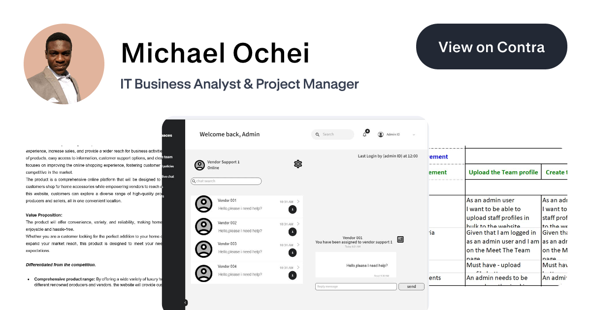 Michael Ochei on Contra