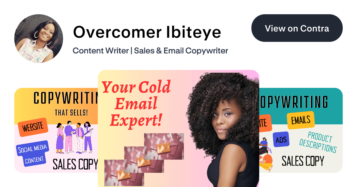 Overcomer Ibiteye on Contra