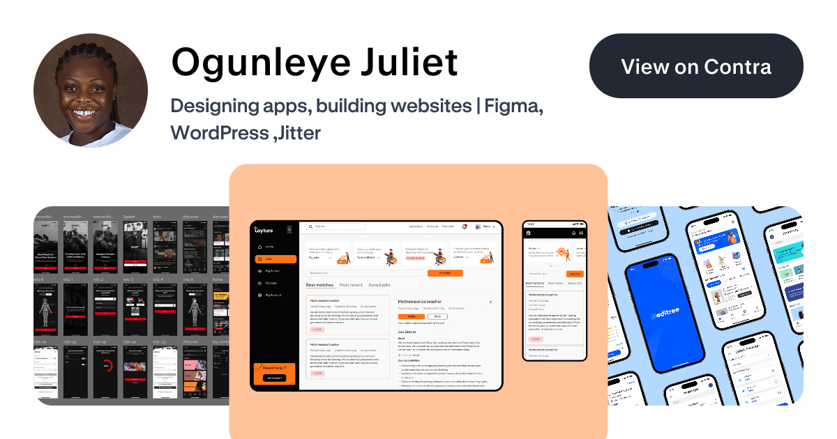 Ogunleye Juliet's Posts | Contra