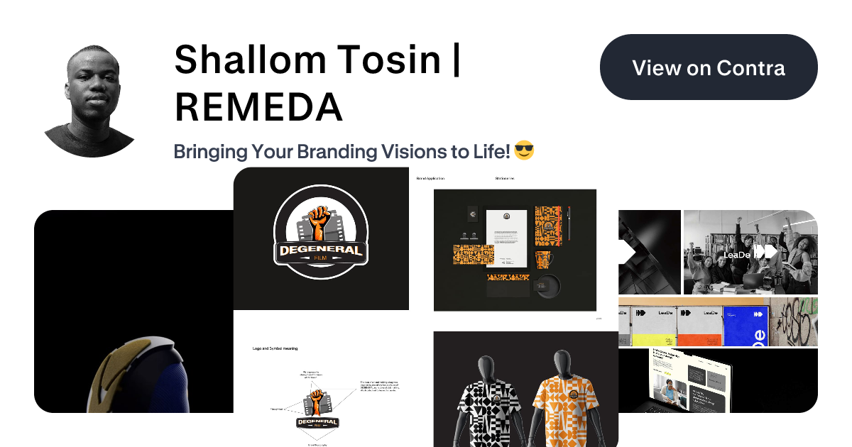 Shallom Tosin | REMEDA on Contra