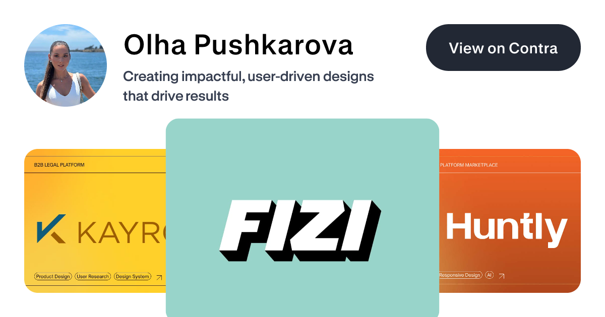 Olha Pushkarova on Contra