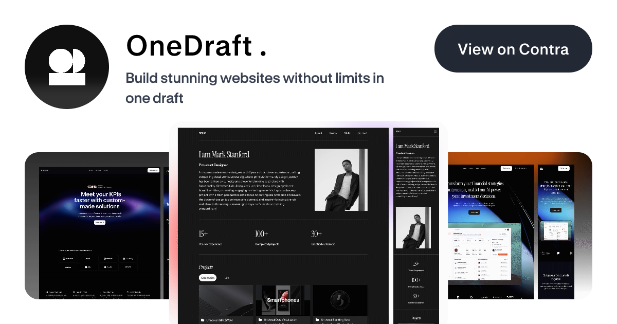 OneDraft . on Contra