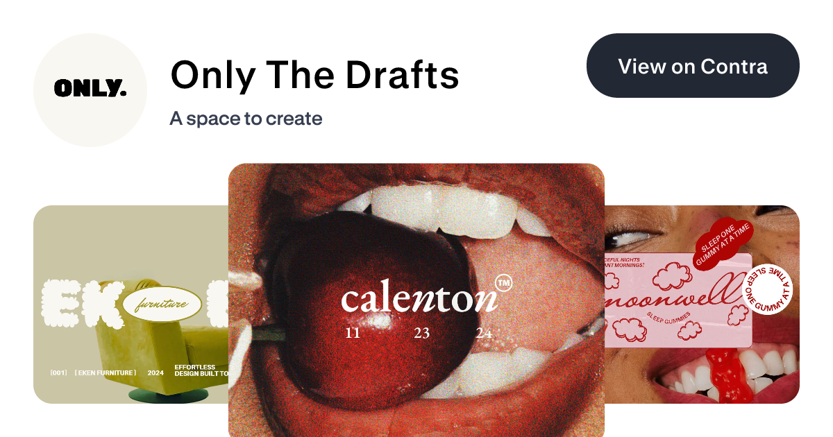 Only The Drafts on Contra | A space to create