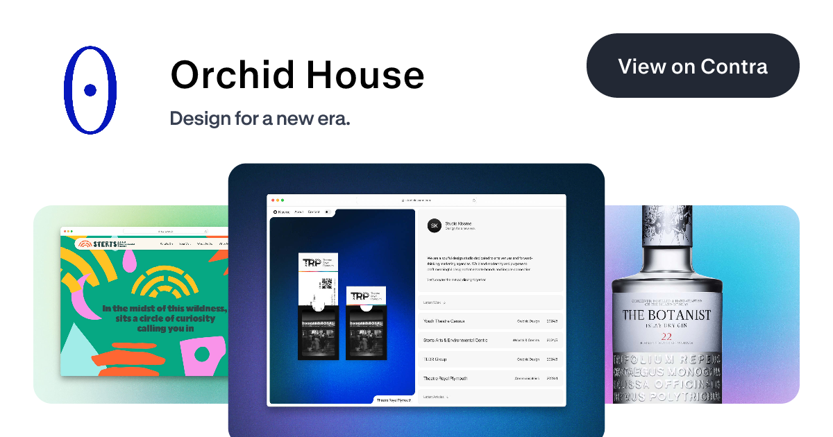 Orchid House on Contra | Design for a new era.