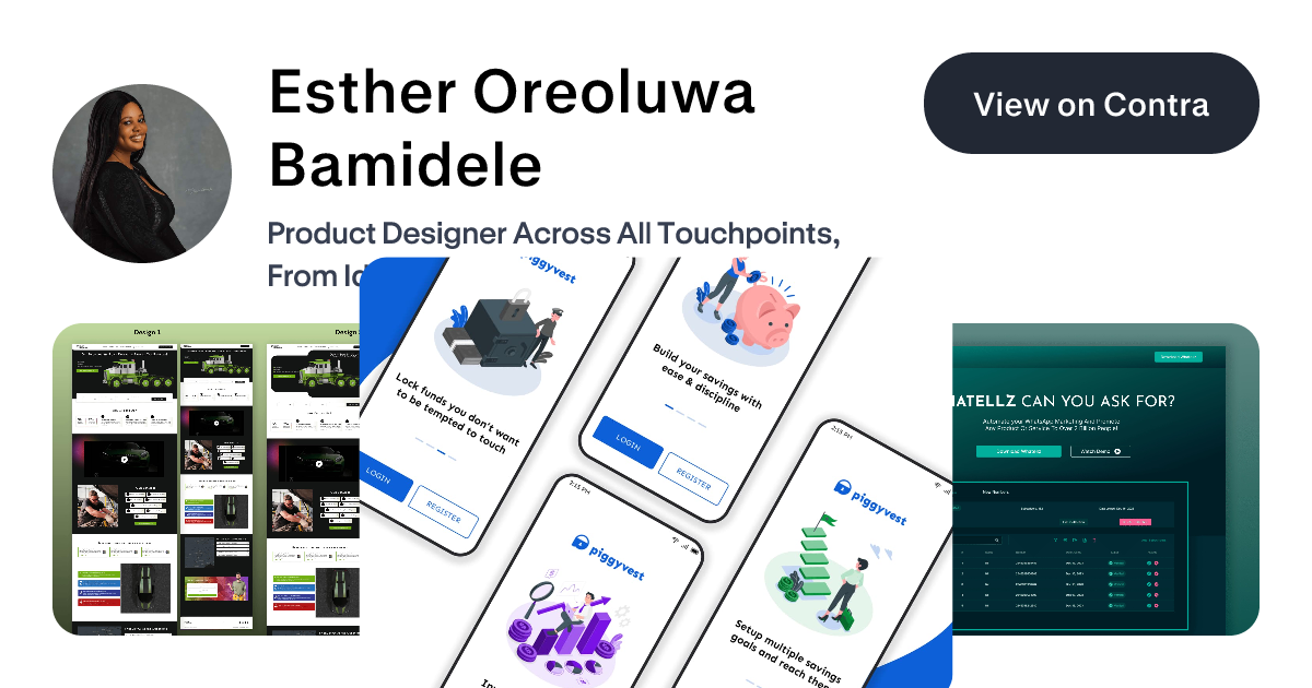 Esther Oreoluwa Bamidele on Contra