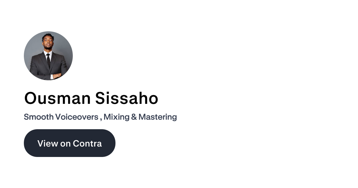 Ousman Sissaho on Contra