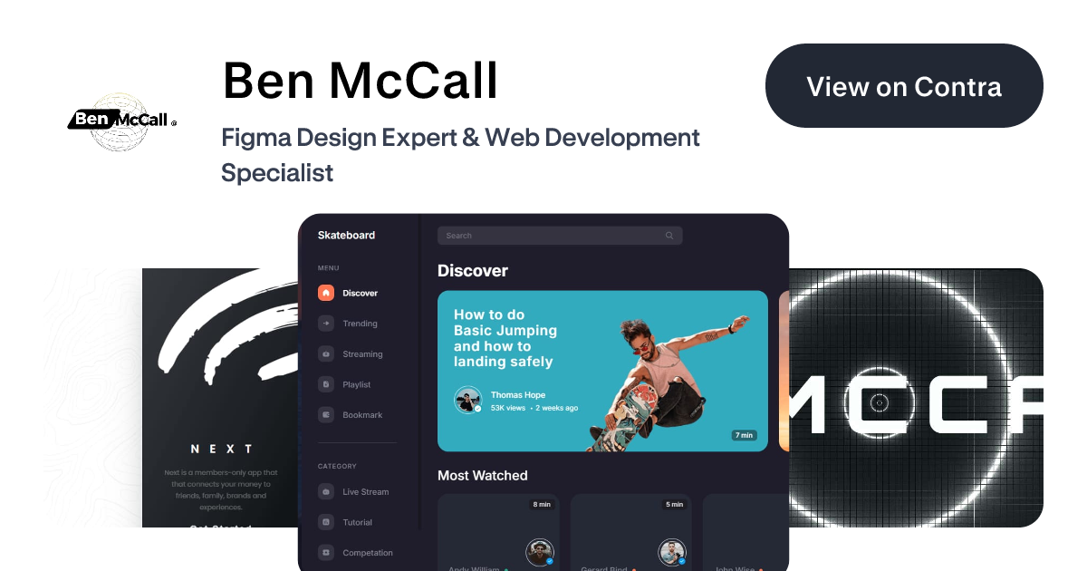 Ben McCall's Services | Contra